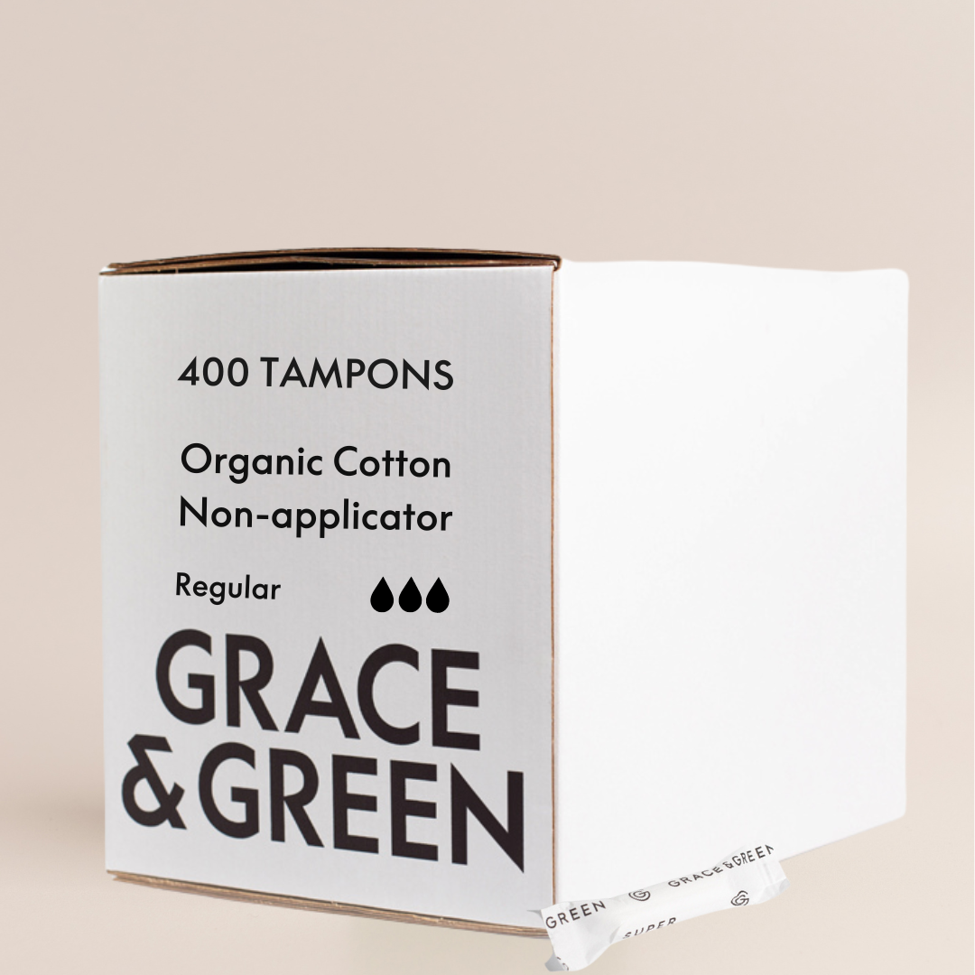 Non-Applicator Tampons x 400 Bulk Box – Grace & Green