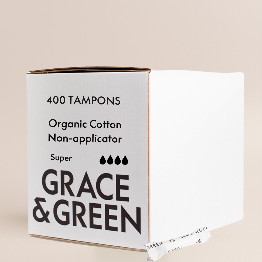 Non-Applicator Tampons x 400 Bulk Box – Grace & Green